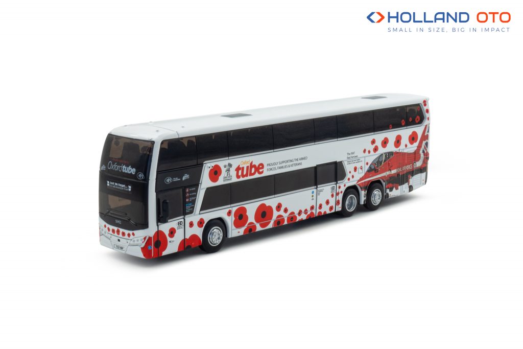 Oxford Tube (Poppy) Plaxton Panorama Lest – 1:76 Scale – Buckie Model ...